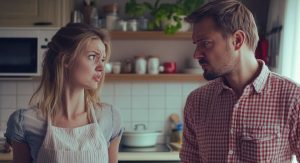 Вот когда научишься готовить то, что мне нравится, и всё делать вовремя, тогда я и отдам тебе ...